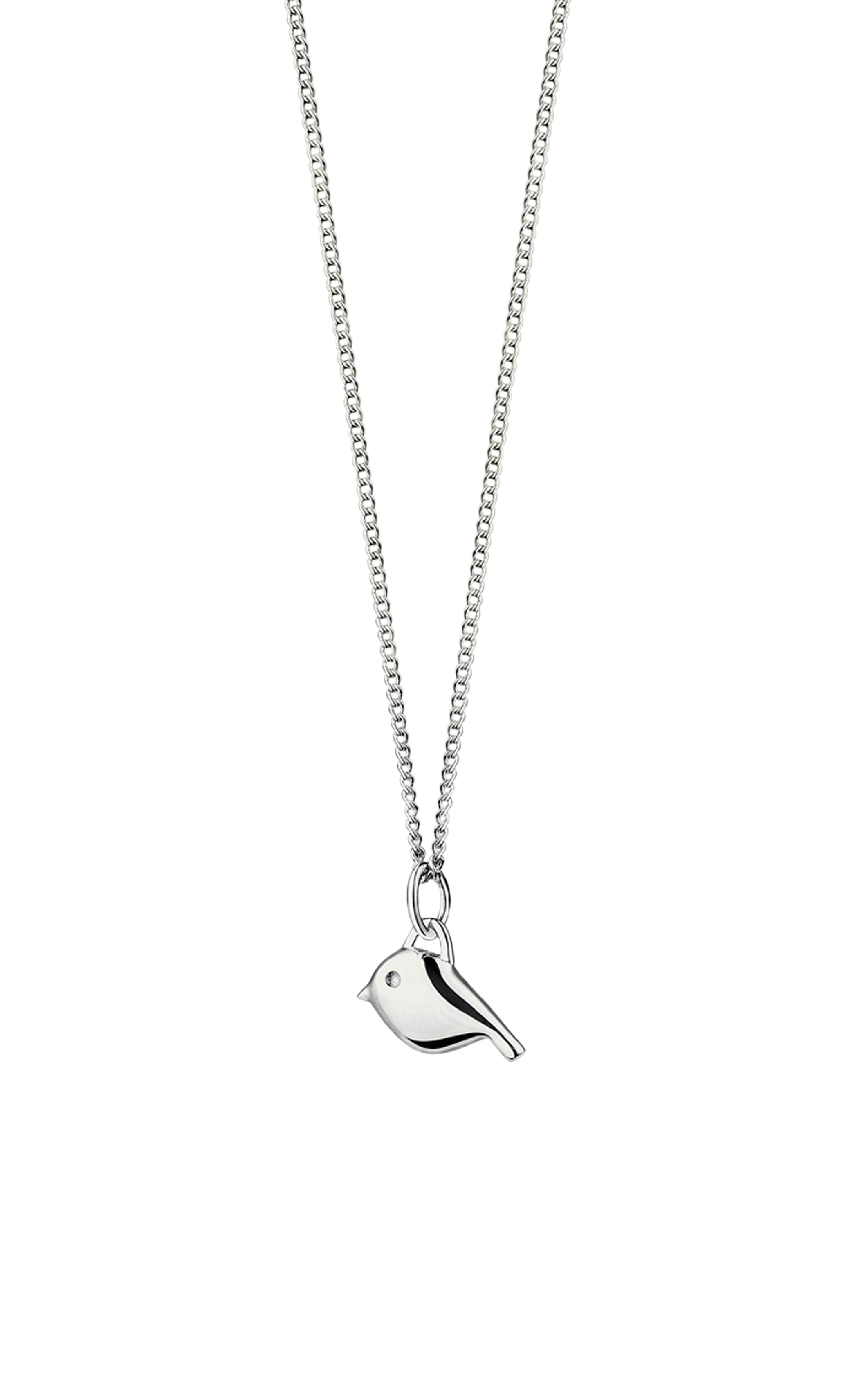 New Zealand Birds | Robin Pendant Silver | Boh Runga Jewellery