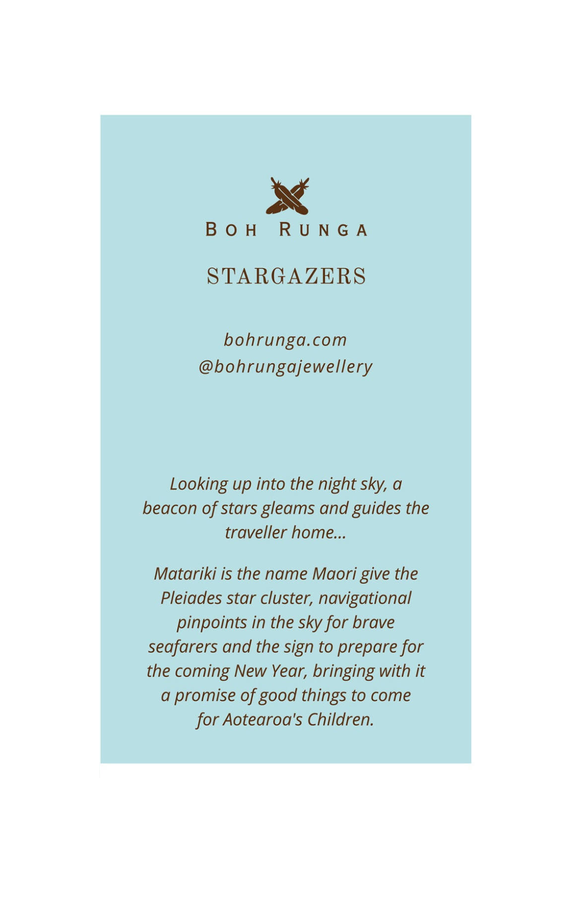 Stargazers Pendant | Boh Runga Jewellery