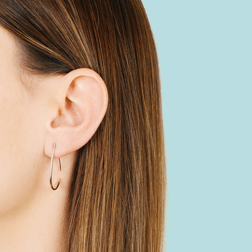Hoop Earrings | Droplet Hoops | Boh Runga Jewellery